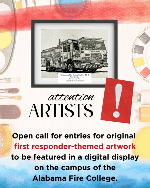 Call for original, first responder-themed artwork for a digital display ...